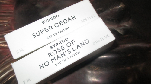 Byredo 2 popular SAMPLES 0.06 x 2 Rose of No man's Land & Super Cedar ...