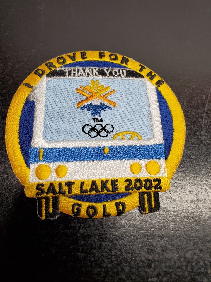 I Drove for The Gold - Thank You - Salt Lake 2002 Bus Driver Patch | eBay