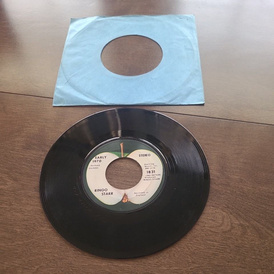 Nice 1970 Apple 45 Ringo Starr #1831 It Dont Come Easy Early | eBay
