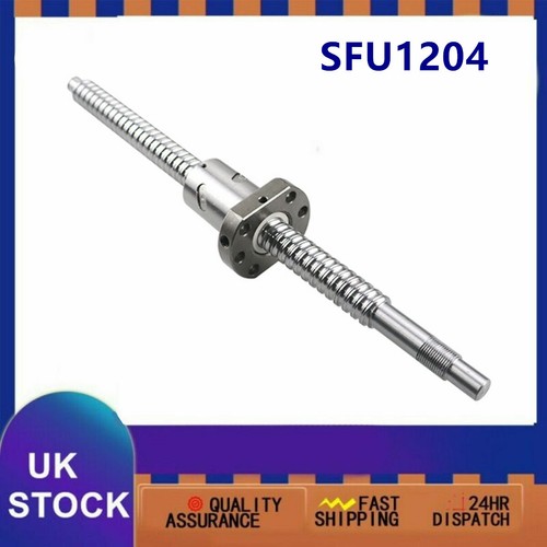 Ball Screw SFU1204 RM1204 Ballscrew 12mm L250mm-1500mm With Single Ball ...