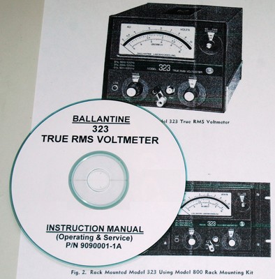 Manuals & Books - Voltmeter Operating Service Manual
