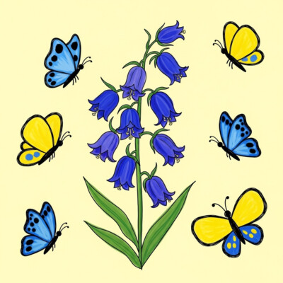 Adopt Pets Me BlueBell Snapdragon Flowers No Pot Amber Neon Buttery ...