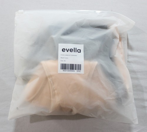 Evella Women's Leakproof Absorbent Underwear 3-Pack CG2 Multicolor Size ...
