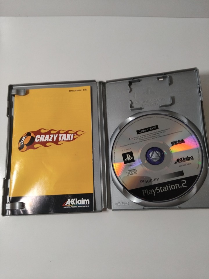 Crazy Taxi Platinum PlayStation 2 (PS2 2000 PAL) Complete W/ Manual Free Postage | eBay