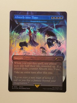 Absorb into Time - Temporal Extortion FOIL 1859 NM Secret Lair MTG ...