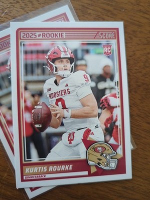 2025 Score Kurtis Rourke Rookie Card #82 San Francisco 49ers RC | eBay UK