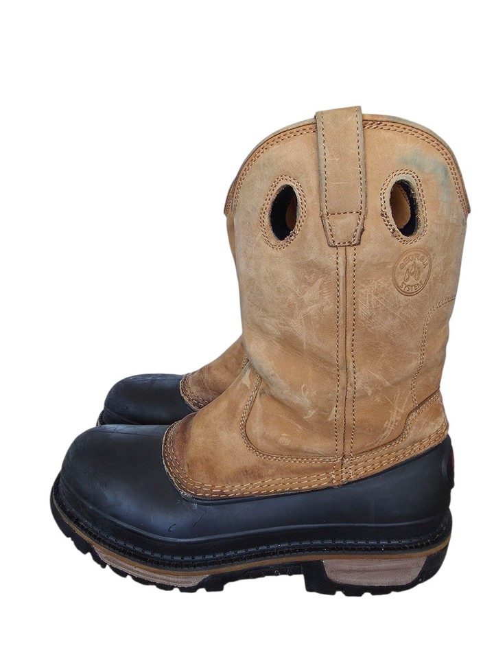 Georgia Boot Size US 11 M Muddog Steel Toe Leather Waterproof ...
