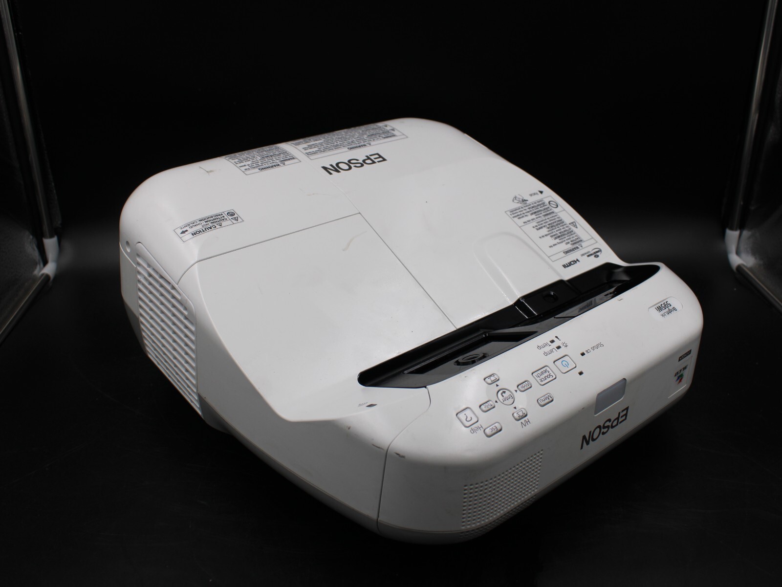 Epson BrightLink 595WI WXGA 3300 Lumens Projector 0-499 Lamp Hours TESTED