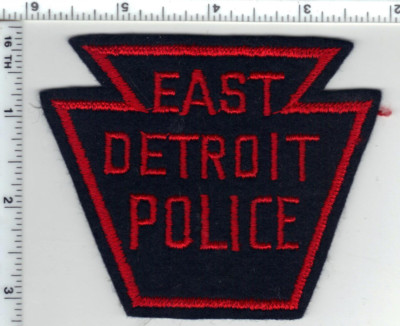 East Detroit Police (Michigan) RARE FELT 1st Issue Shoulder Patch | eBay
