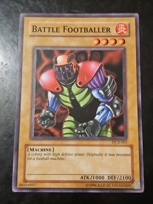 BATTLE FOOTBALLER DCR-001 Common Unlimited Yugioh | eBay
