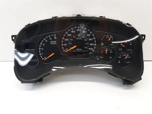 2000-2002 Chevy Silverado 1500 2500 3500 Speedometer Cluster US MPH AT ...