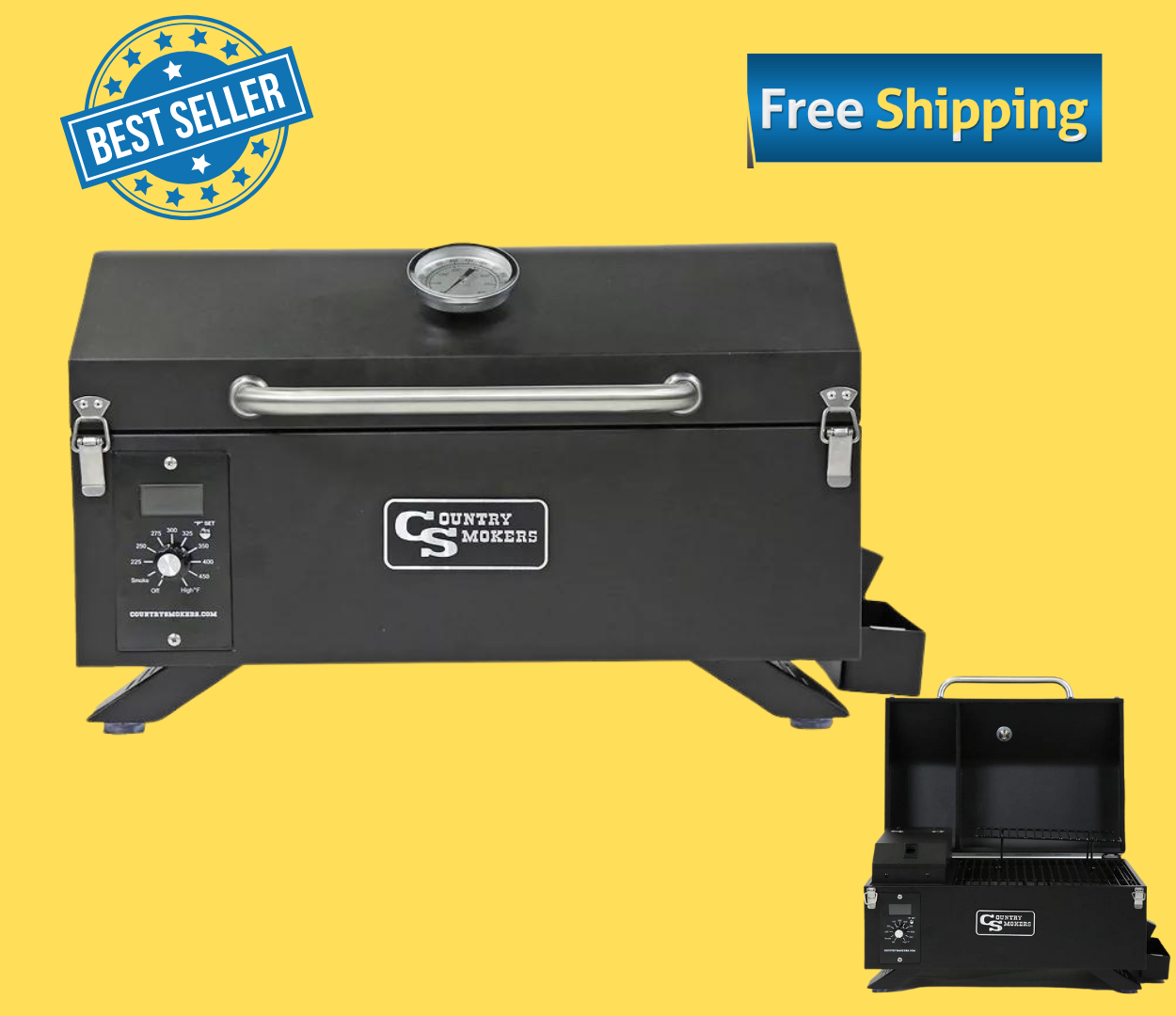 Country Smokers Frontier Series Traveler Wood Pellet Grill (No Ship to ...