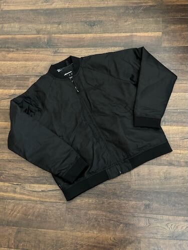 THE HUNDREDS men's nylon quilted coach style jacket, LARGE, black, New ...