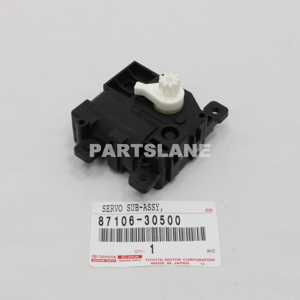 87106-30500 Toyota OEM DAMPER SERVO SUB-ASSY, AIR CONDITIONER RADIATOR ...