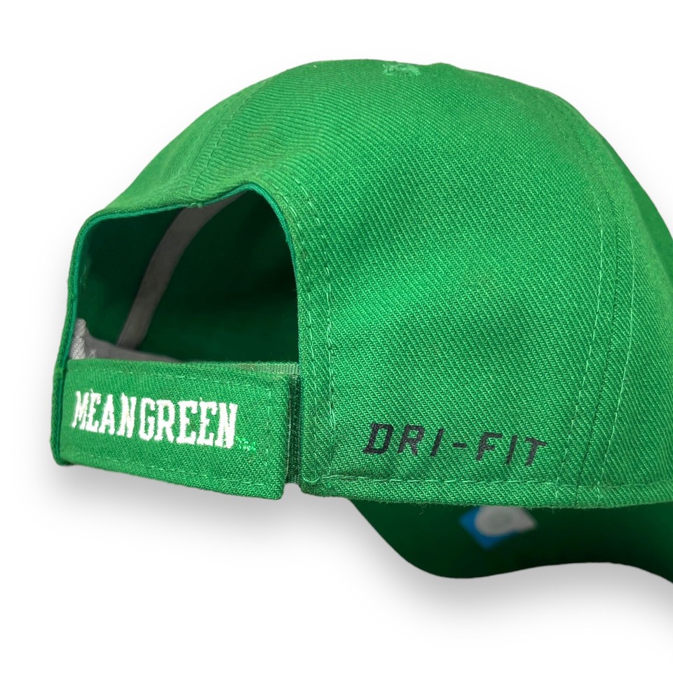 Nike North Texas Mean Green Dri-Fit Adjustable Cap (Green/White) | eBay
