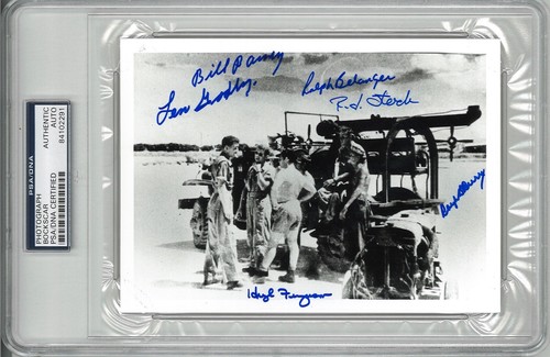 BOCKSCAR CREW MULTI SIGNED 5x7 PHOTO PSA DNA 84102291 X6 (D) WWII ...