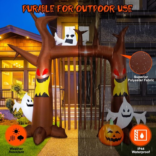 9FT Halloween Inflatable Dead Tree Archway, Halloween Blow Up Yard ...