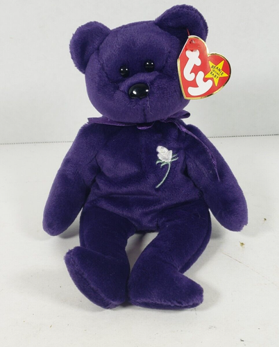 Ty Princess Beanie Babies Baby Diana PE Pellets China w/Tags 8421043002 ...