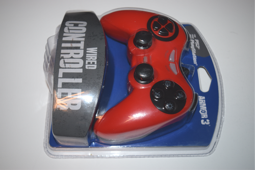 Analog Wired Controller Armor 3 Red Playstation 2 PS2 Console System ...