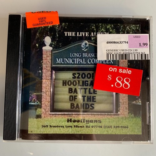 $2001 Hooligans Battle of The Bands The Live Album CD | eBay