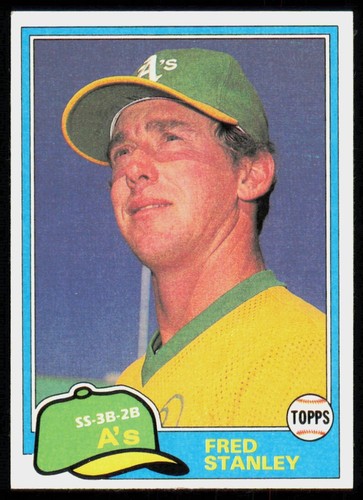 1981 Topps Traded Fred Stanley Oakland Athletics #834 | eBay