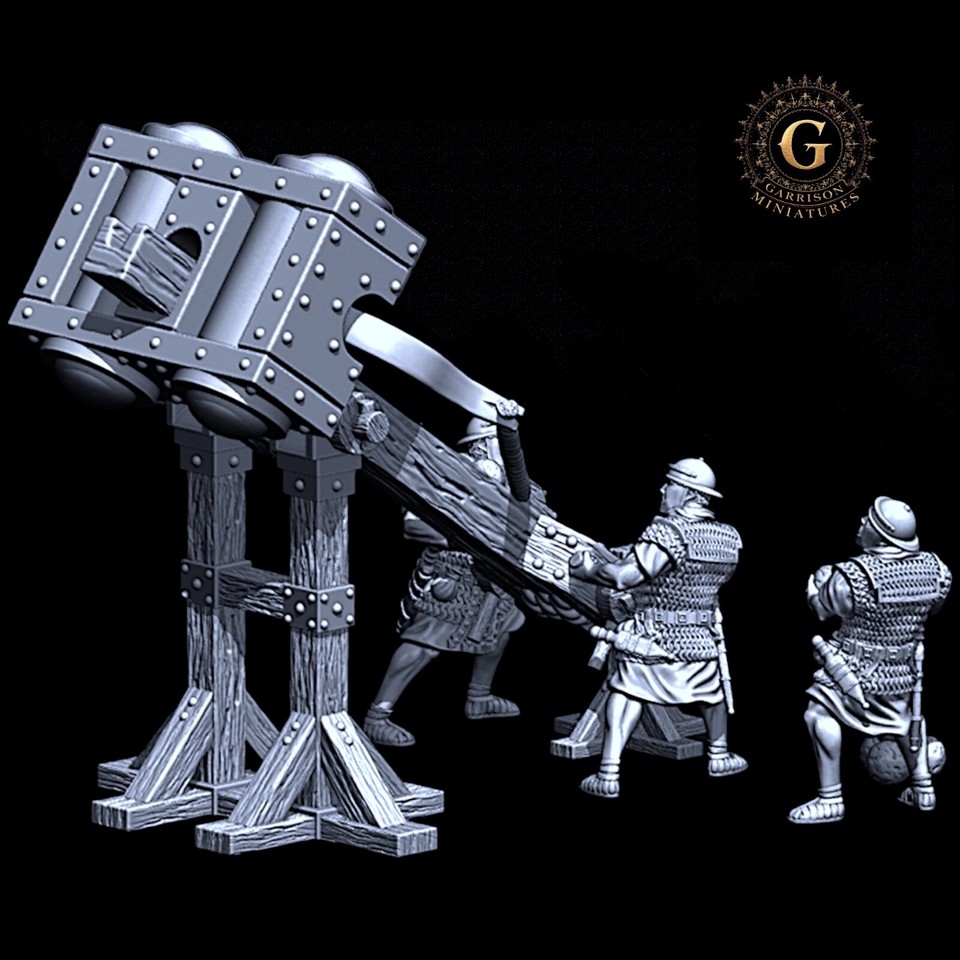 Roman Ballista Artillery and Crew 28mm Saga Carthage Wargames ...