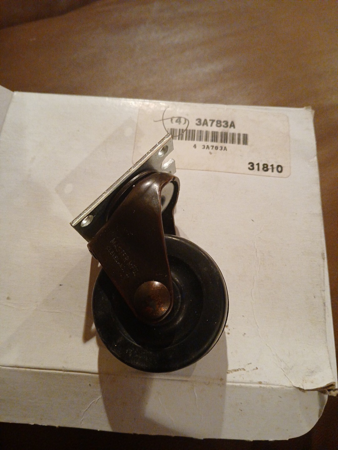 NEW LOT OF 4 GRAINGER 3A783A MASTER CASTER 31810 LIGHT DUTY CASTER 2 ...