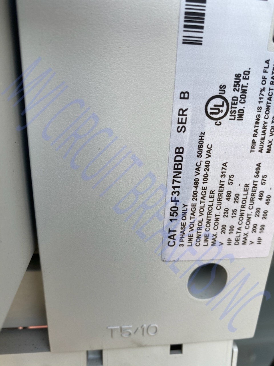 ALLEN BRADLEY MOTOR CONTROL SECTION W/ SOFT START 150-F317NBDB & # 140G ...