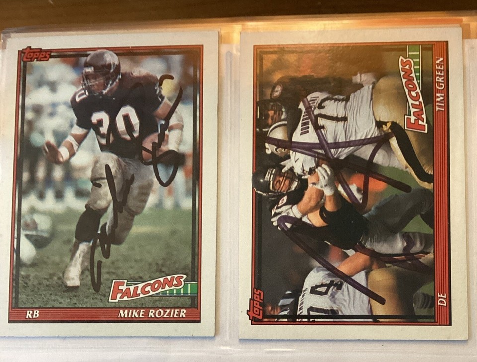 1991 TOPPS FOOTBALL SIGNED AUTOGRAPHED | eBay