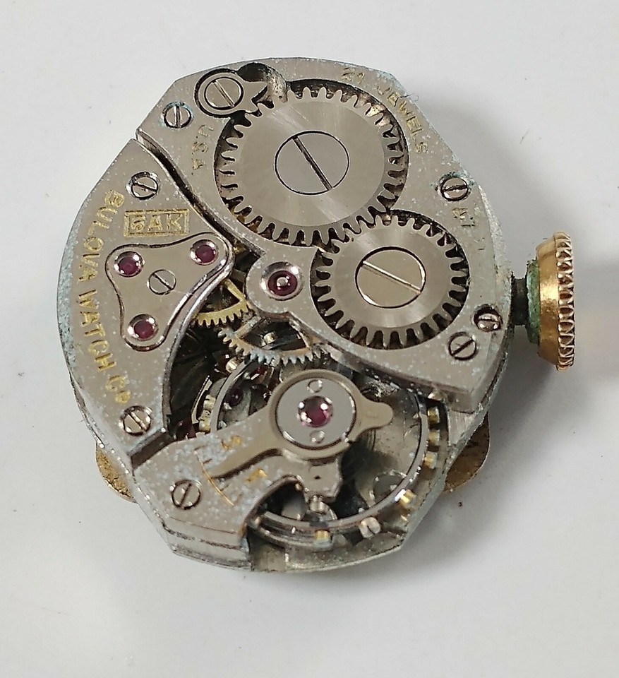 Manual Wind Ladies Bulova Watch Movement - Dial Hands - Grade 6AK, 21 ...