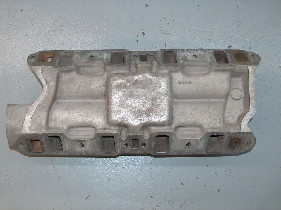 Offenhauser 302 SB Ford Vintage 2x4 Dual Quad Aluminum Intake Manifold ...