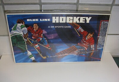 VINTAGE BLUE LINE HOCKEY By 3M Sports Game 1968 (COMPLETE) | eBay