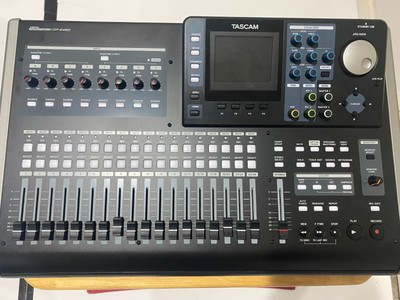 TASCAM DP-24SD 24 Track Digital Portastudio Multi-Track Audio Recorder ...