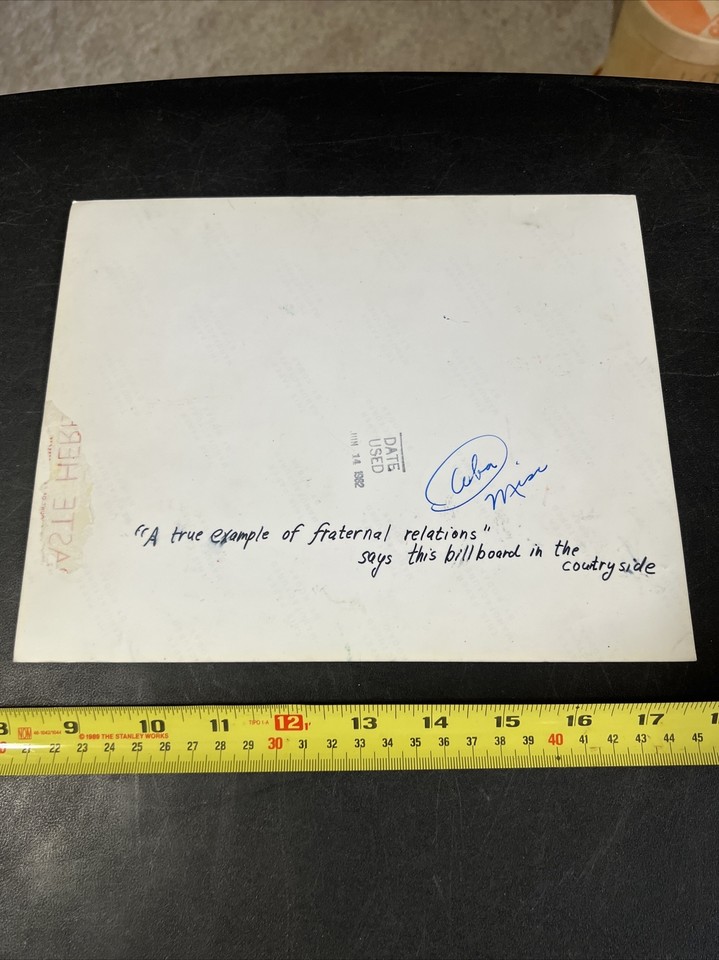 Vntg News Used Photograph Cuba Cuban Castro Partnership | eBay