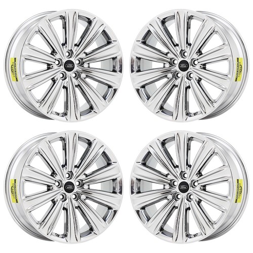 20" FORD EXPLORER PVD BRIGHT CHROME WHEELS-C RIMS FACTORY OEM 10269 ...