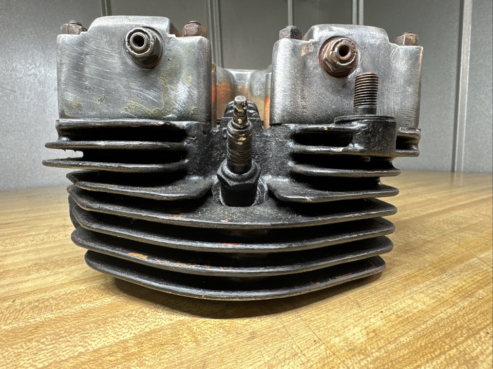 Harley-Davidson Shovel Head Engine Motor Cylinder Heads w/ Rocker Boxes ...