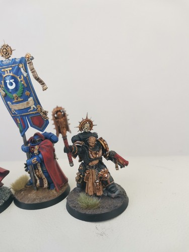 Warhammer 40k Space Marine ultramarines characters lvl 4 pro Painted | eBay