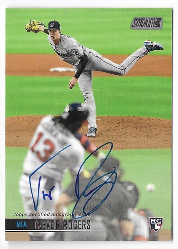 Trevor Rogers 2021 Topps Stadium Club Autograph Rookie #SCBA-TR Miami ...