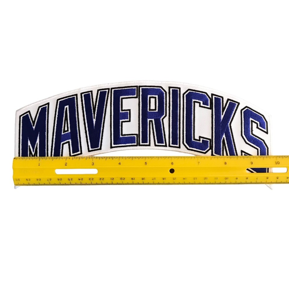 DALLAS MAVERICKS NBA BASKETBALL VINTAGE 10" ARCHED BLOCK TEXT LOGO TEAM ...