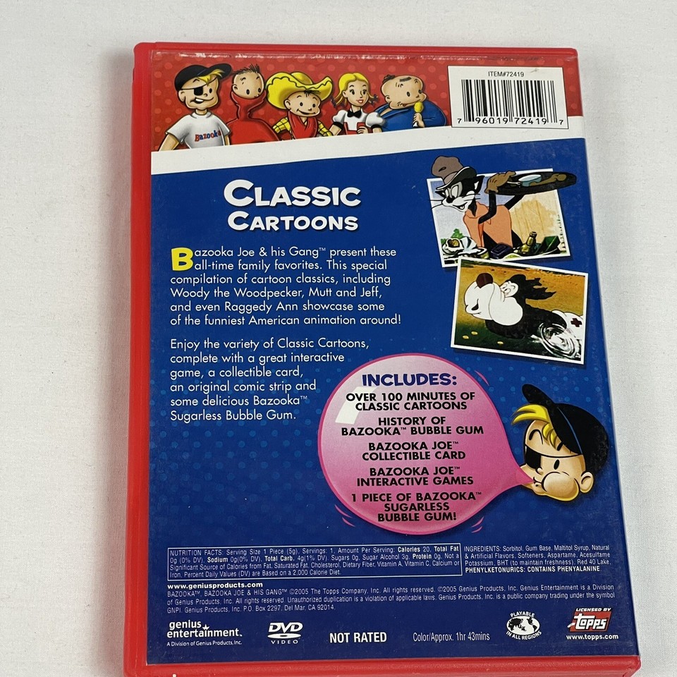 Bazooka - Classic Cartoons: Vol. 5 (DVD, 2005) 796019724197| eBay