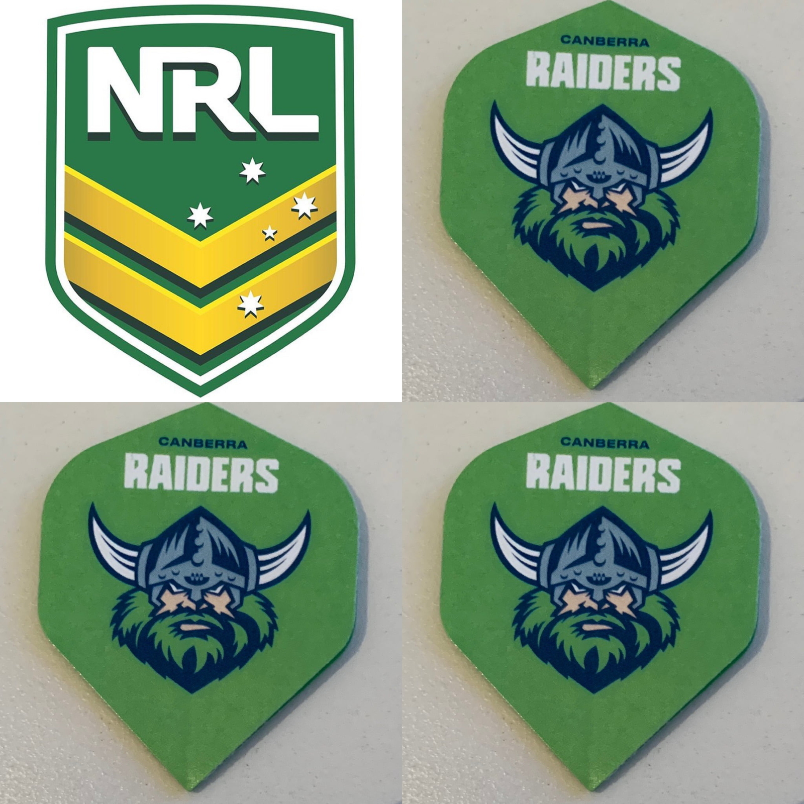 NRL Canberra Raiders Dart Board Dart Flights Easter Gifts | eBay