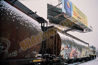 Vtg 2015 Train Slide 601029 CP Winfield PA Comfort Inn Billboard X4B166 ...