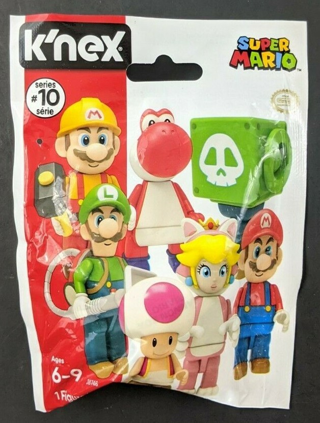Super Mario K'NEX Series 10 Mystery Pack Figure NEW Sealed KNEX Blind ...