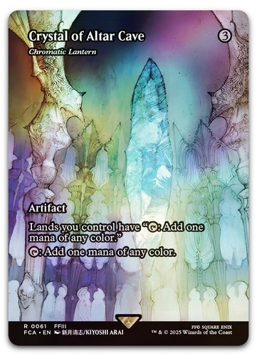 Crystal of Altar Cave - Chromatic Lantern (Showcase) #61 (Foil) NM ...