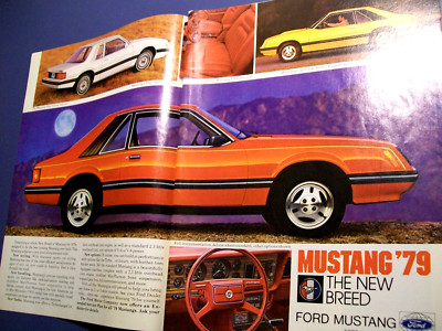 1979 Ford MUSTANG 4-pg mid-size-mag car ad M58 -"Mustang '79: The New ...