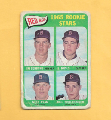 1965 Topps Boston Red Sox Rookie Stars #573 Jim Lonborg GOOD- FREE ...