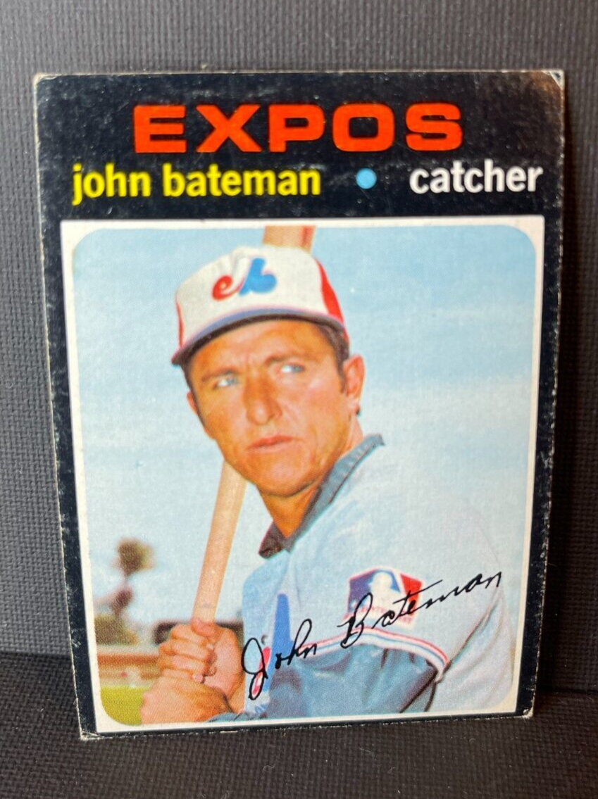 1971 TOPPS # 628 JOHN BATEMAN MONTREAL EXPOS | eBay