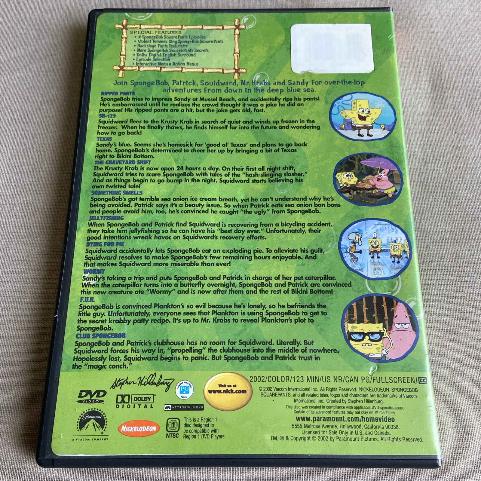 SpongeBob Squarepants: Nautical Nonsense And Sponge Buddies (DVD 10 Episodes) + | eBay