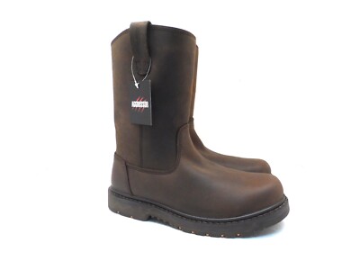 Aggressor Men's Leveler Soft Toe Wellington Work Boots 5ANAAGG-1002 ...