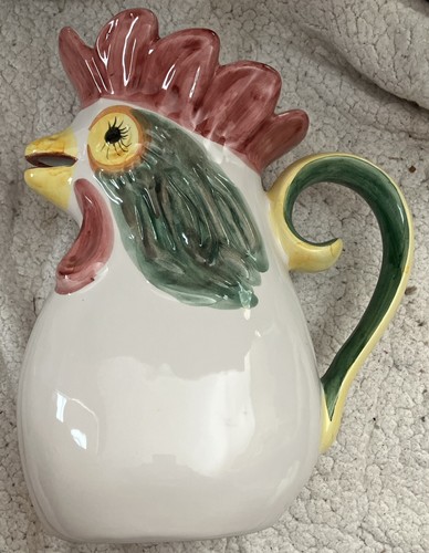 Vintage Rooster Water Pitcher | eBay